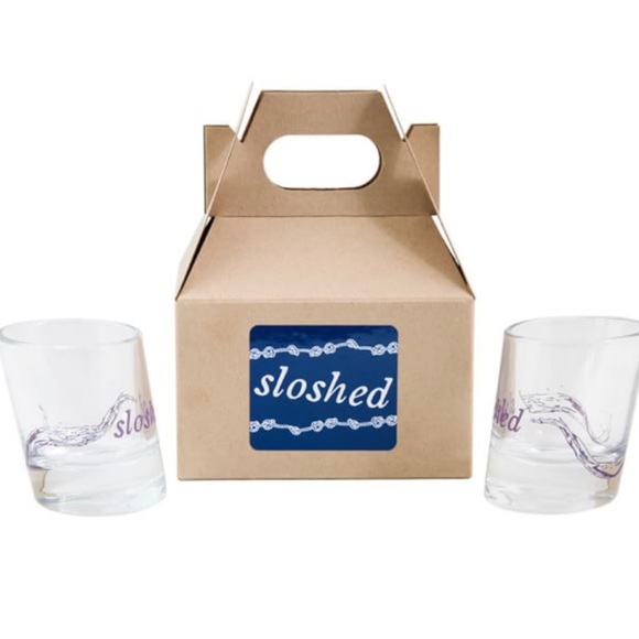 Pottery Barn | Dining | Pottery Barn Fishs Eddy Sloshed Shot Glasses ...